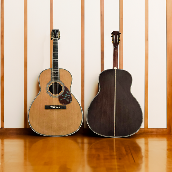 the Sid Cedar all solid Guitar, OOO short scale folk guitar ...