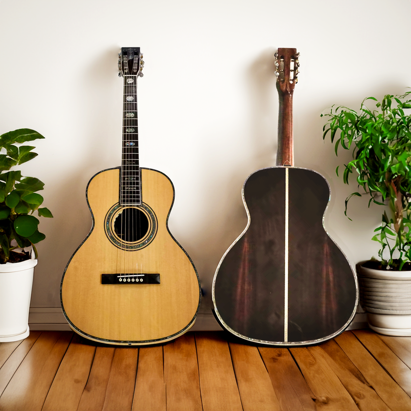 Parlor Byron 6-String Parlor Guitar with Open Headstock ...