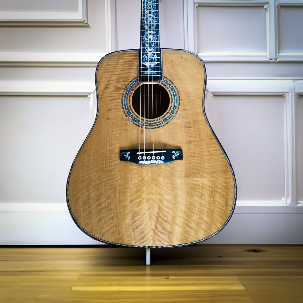 The Gold Phoebe Pro:-Vintage Dreadnought Masterpiece guitar ...